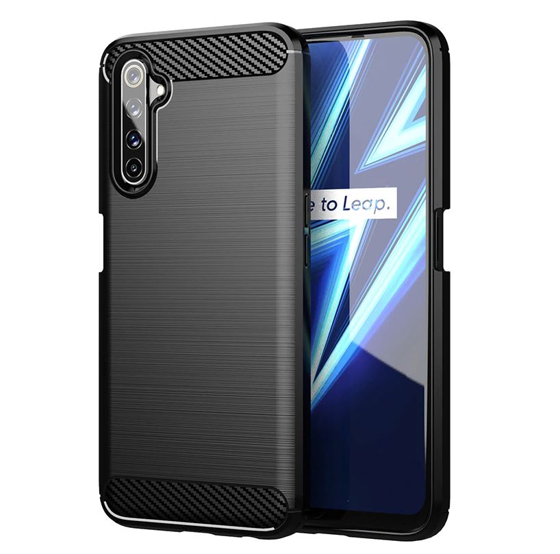 Realme 6 Pro Handy Hülle TPU Case Schale TPU dünn schwarz Oppo Realme ...